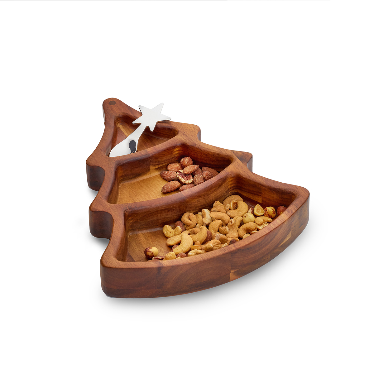 Christmas Tree Serving Dish w/Spoon | Nambé