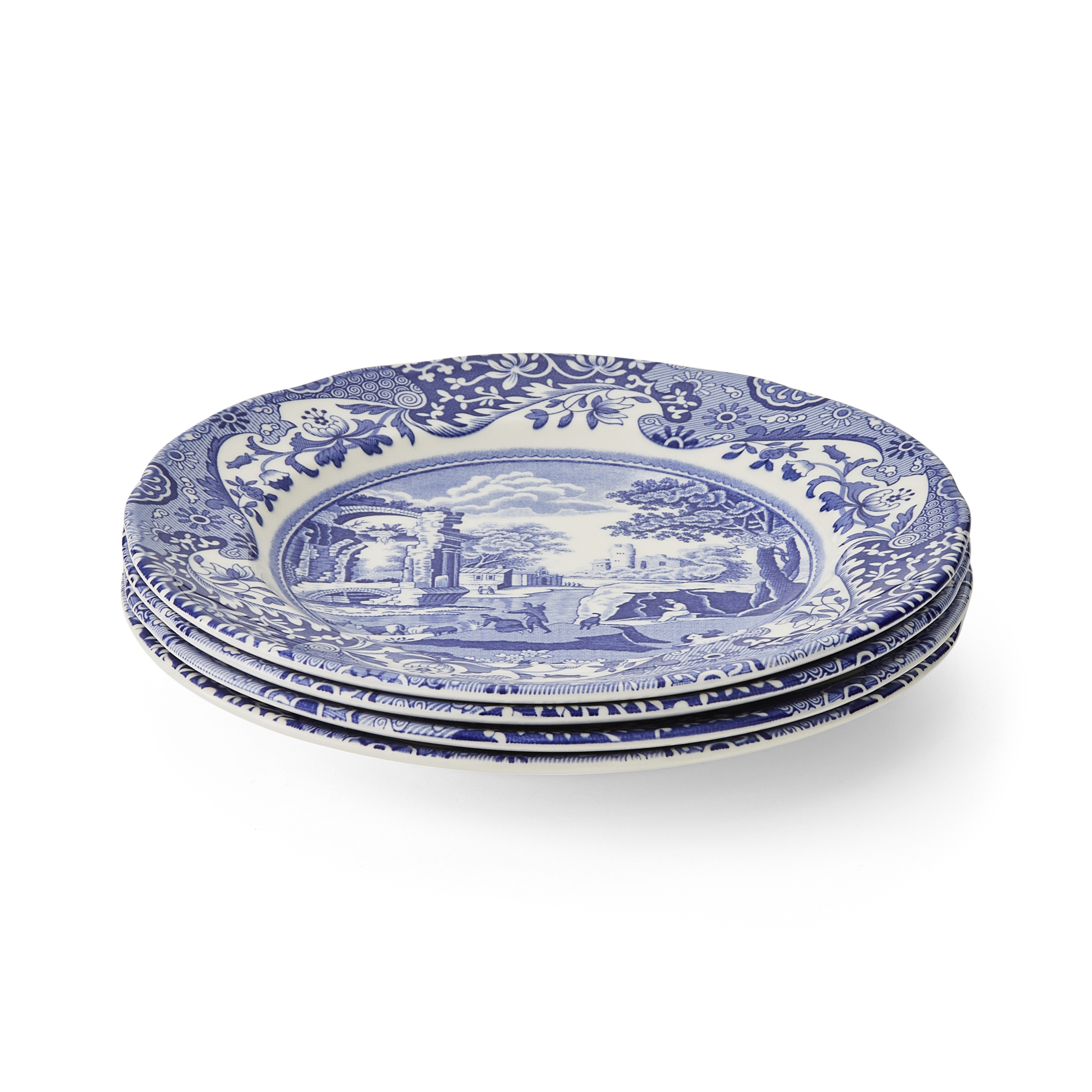 Blue Italian Set of 4 Salad Plates | Spode
