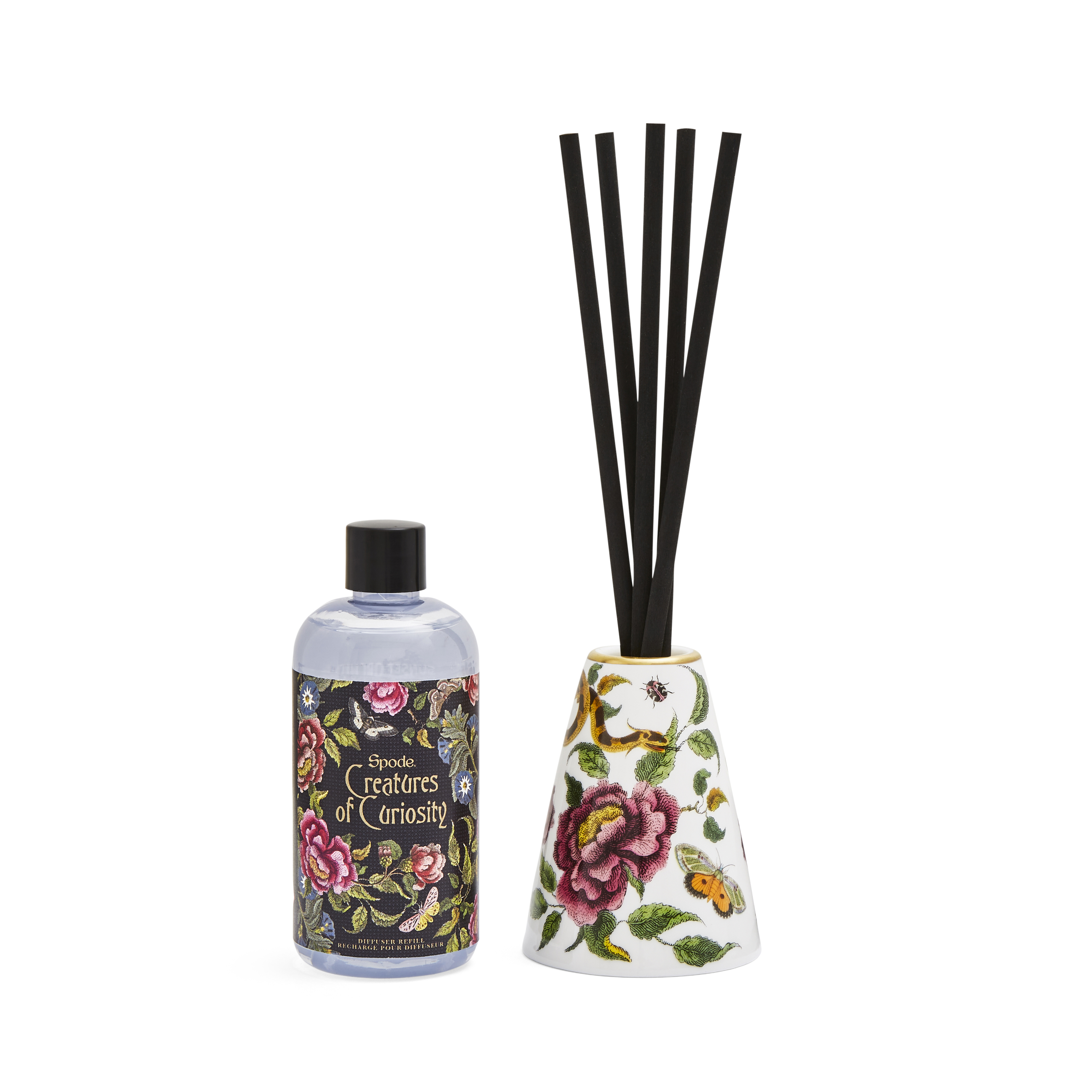 Spode Creatures of Curiosity White Floral Reed Diffuser