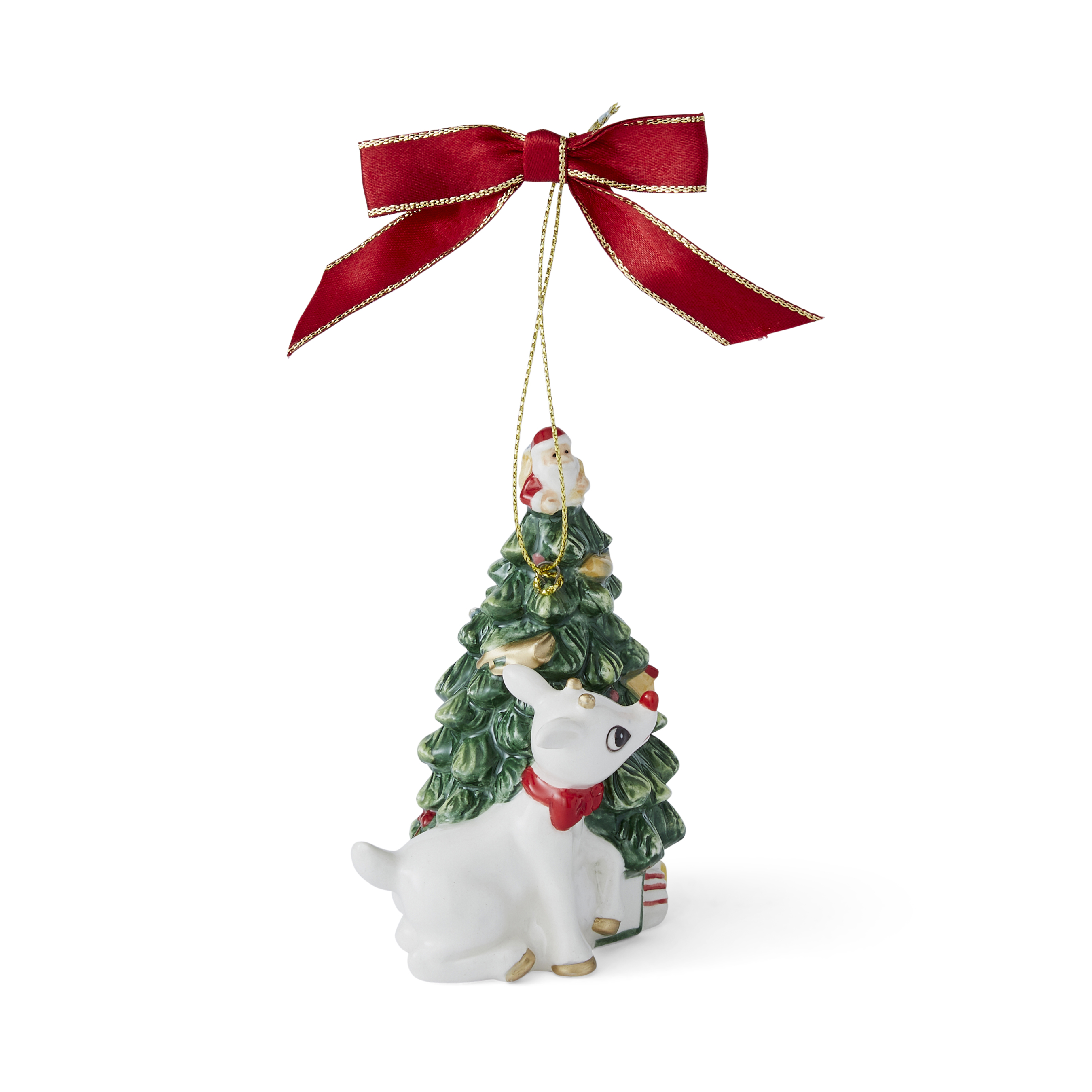 Spode Rudolph The Red Nosed Reindeer® With Spode Tree Ornament