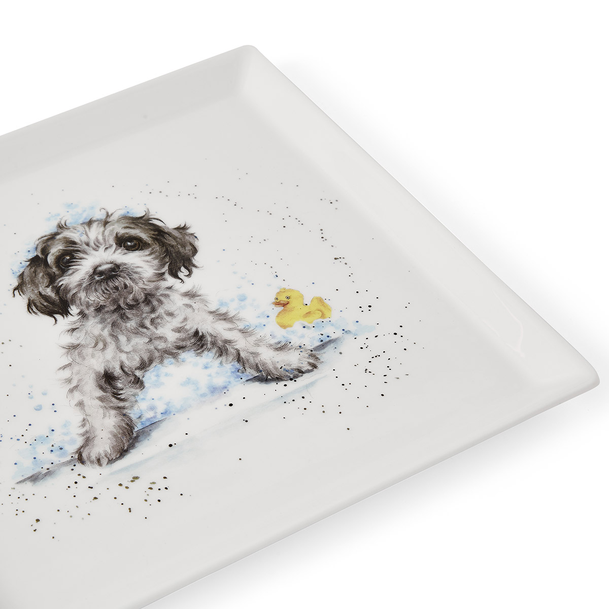 Wrendale Designs Square Plate (Dog)| Portmeirion