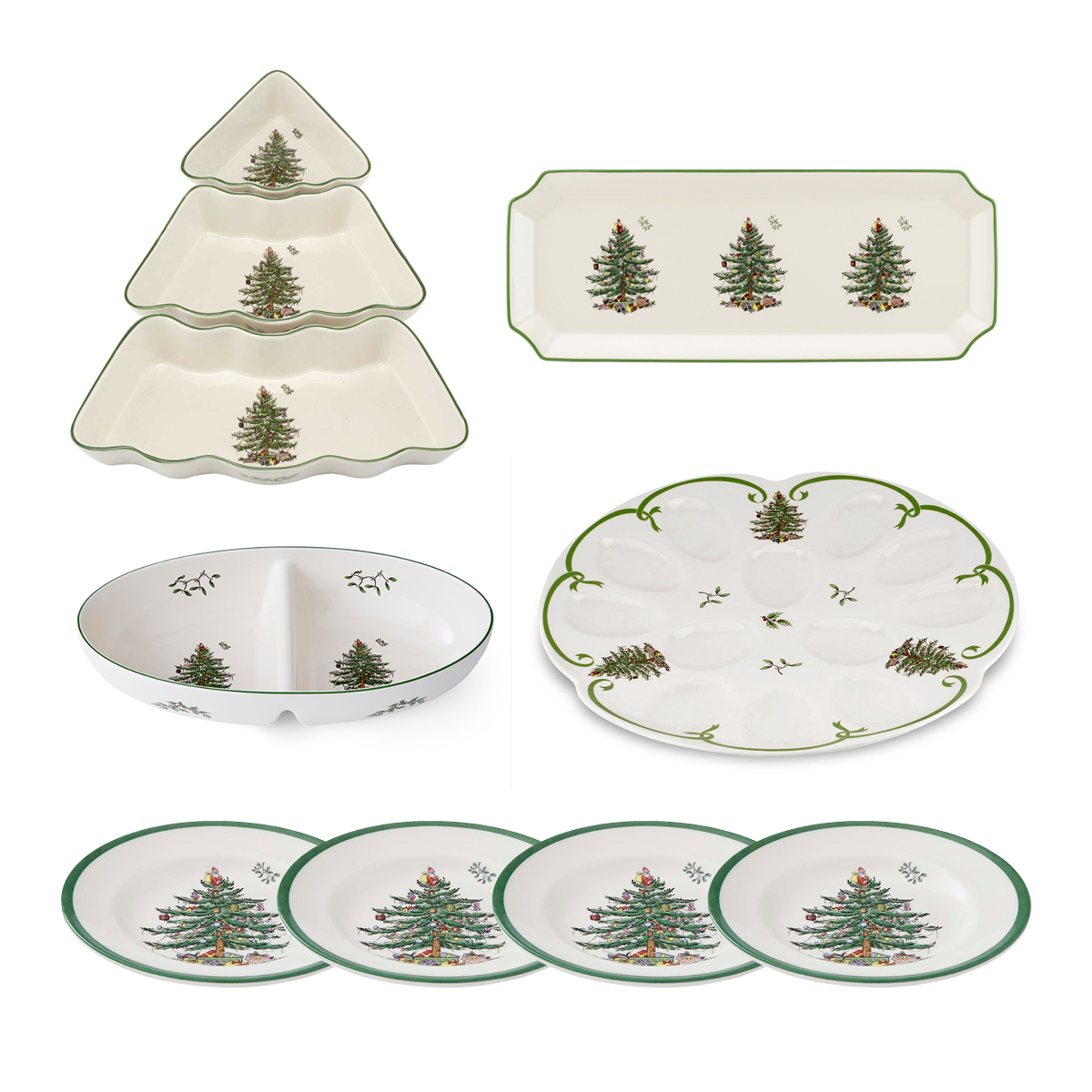 Christmas Tree Buffet Table